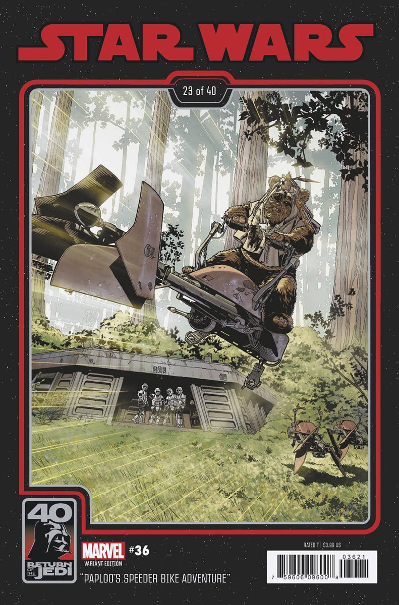 STAR WARS #36 SPROUSE RETURN OF THE JEDI 40TH ANNIV VAR – The Bag N Board